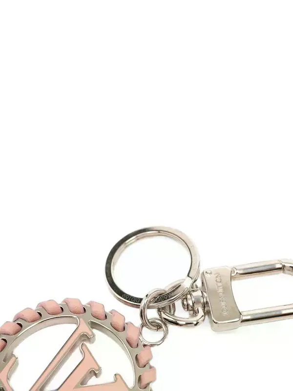 LOUIS VUITTON 2019 Brass Lambskin And Enamel Very Bag Charm And Holder Key Chain