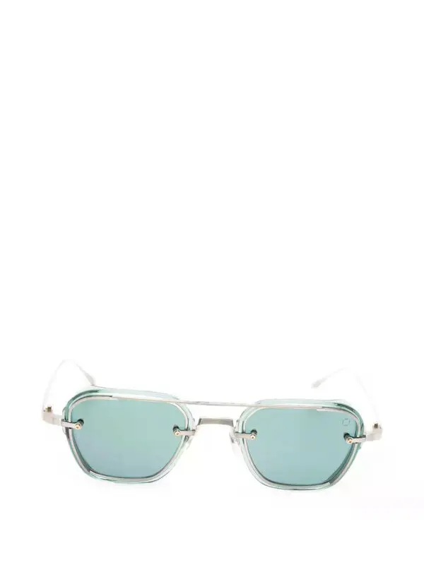 AKONI Geometric Frame Sunglasses