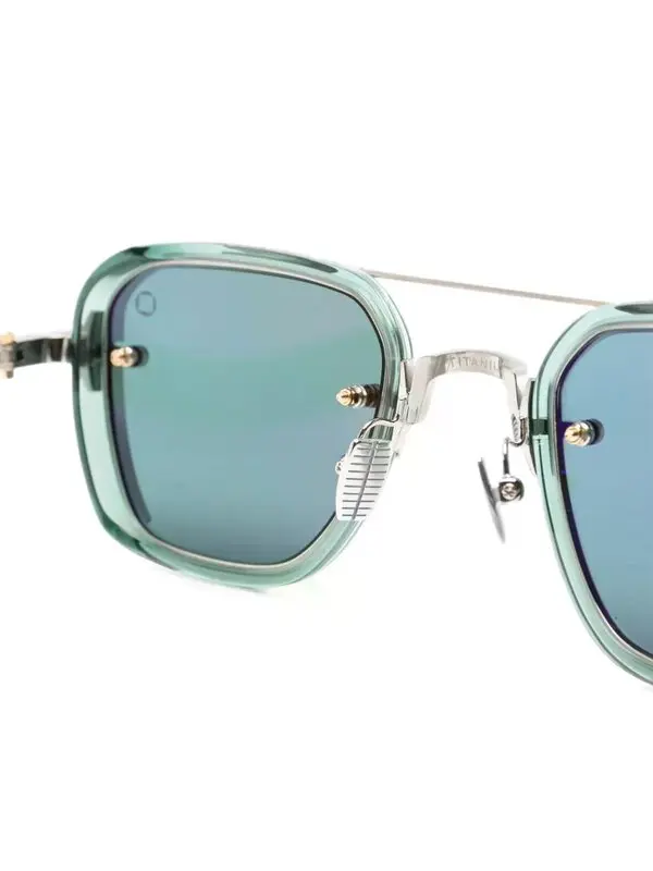 AKONI Geometric Frame Sunglasses