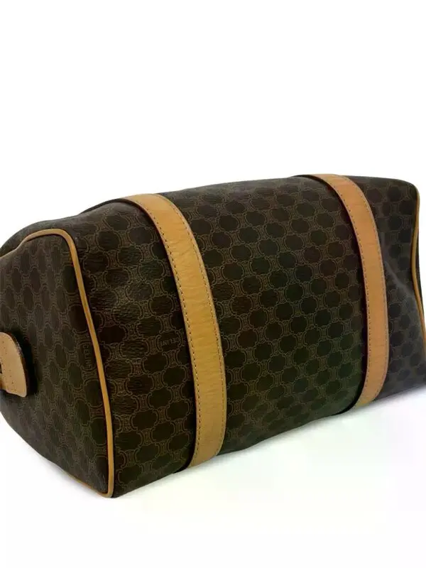Celine Macadam Coated Canvas Boston Bag