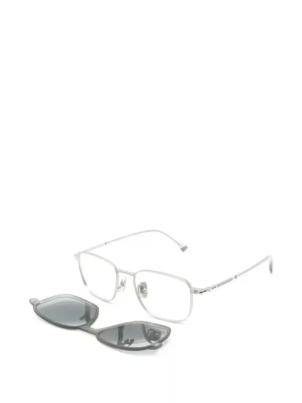 SNOB Square-frame Magnetic-clip Glasses