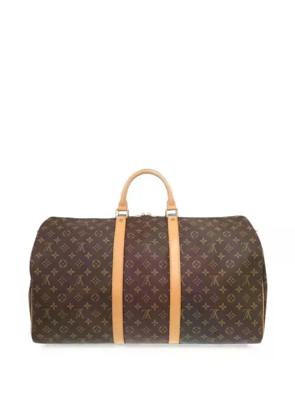 LOUIS VUITTON Monogram Keepall 55 Travel Bag