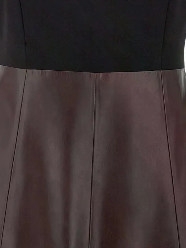 ELENA MIRÒ V-neck Sleeveless Midi Dress