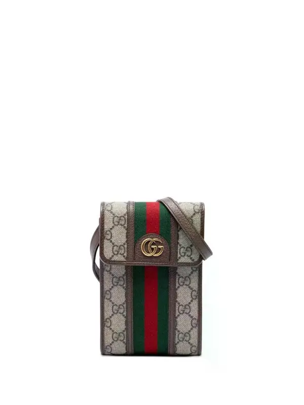 Gucci Ophidia Mini Gg Supreme Web Crossbody Bag