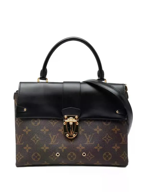 LOUIS VUITTON 2016 Monogram One Handle Flap Mm Satchel - Brown