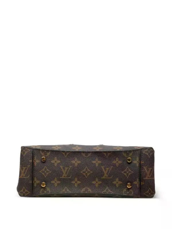 LOUIS VUITTON Monogram Canvas One Handle Flap Mm Satchel - Brown