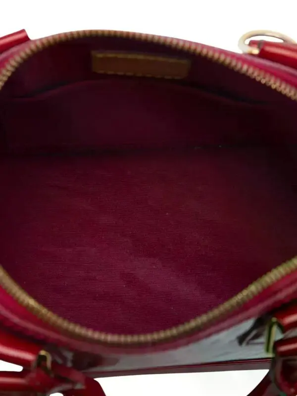 LOUIS VUITTON 2012 Monogram Vernis Alma Bb Satchel