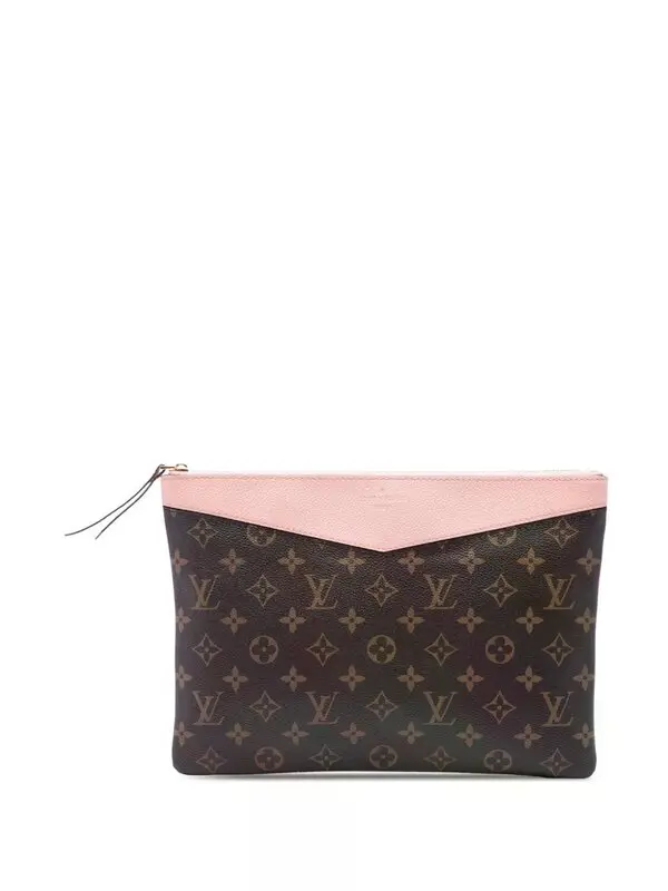 LOUIS VUITTON 2018 Monogram Daily Pouch Clutch Bag