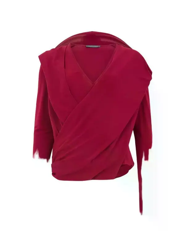 Alberta Ferretti Draped Asymmetric Blouse