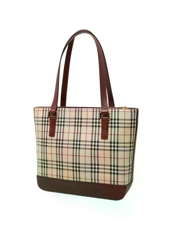 Burberry 2000-2017 House Check Canvas Tote Bag