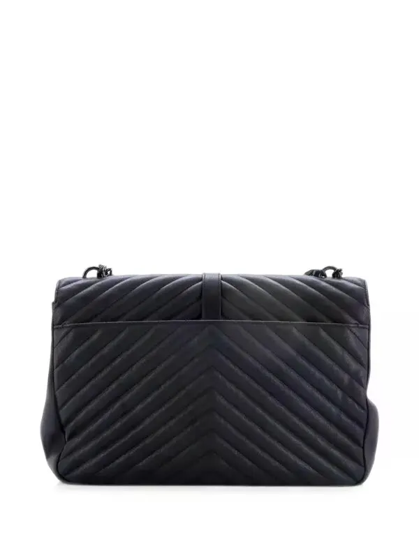 Saint Laurent Matelassé Chevron Leather Large Shoulder Bag