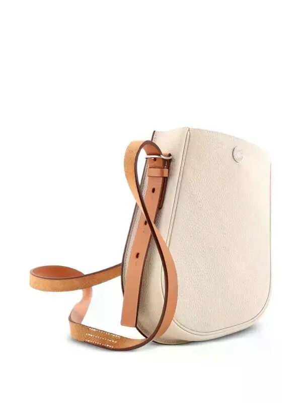 Hermès Perspective Cavalière Bag In Togo And Vache Hunter 21 - Neutrals