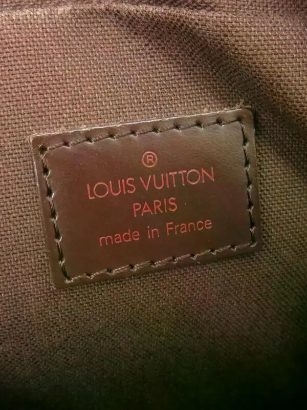 LOUIS VUITTON 2006 Damier Ebene Olav Pm Crossbody Bag