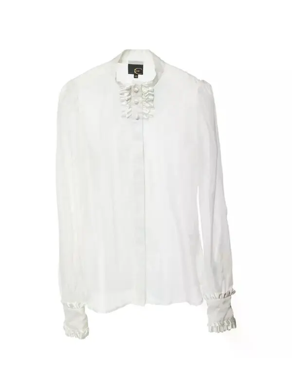 Just Cavalli Ruffled Organza Blouse