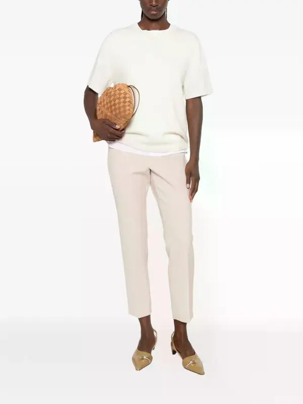 Peserico Tailored Pressed-crease Trousers