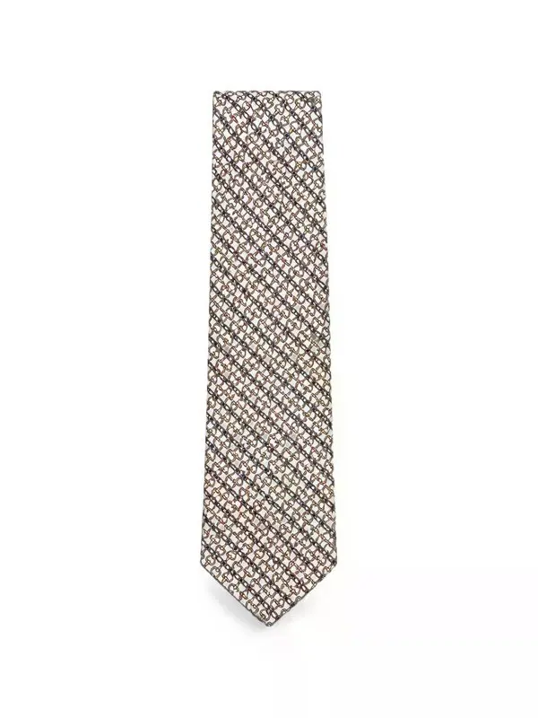 TOMBOLINI Geometric-print Tie