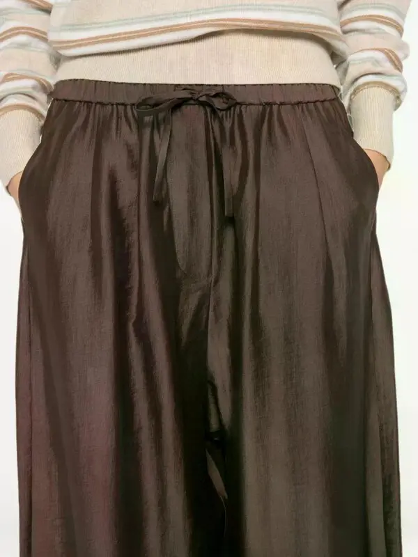 CORDERA Drawstring-waist Wide-leg Trousers