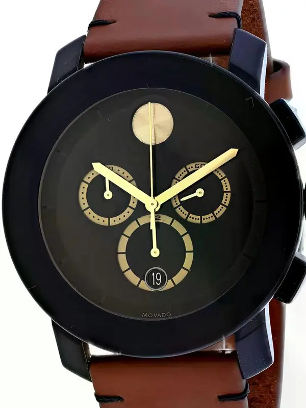 Movado Bold Chronograph Watch - Black