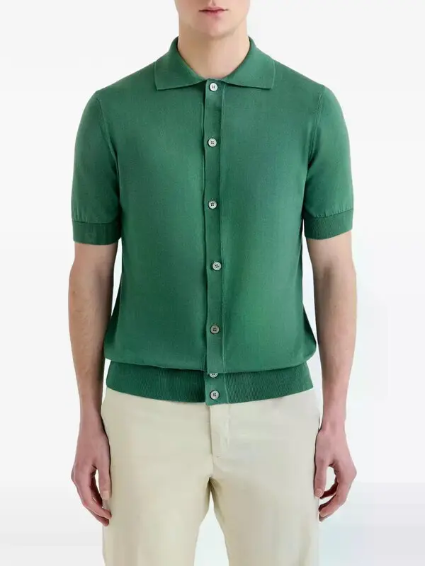 FILIPPO DE LAURENTIIS Short-sleeve Cotton Shirt