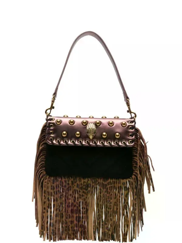 Kurt Geiger Oxford Fringed Shoulder Bag - Black