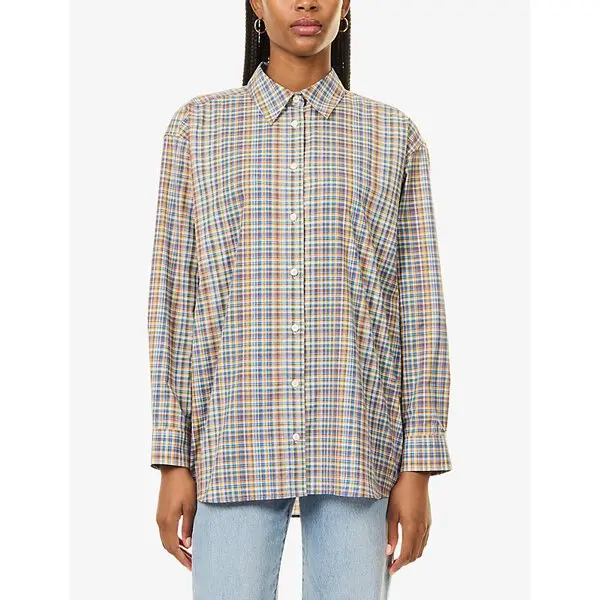 TOTEME Classic Check Cotton Shirt