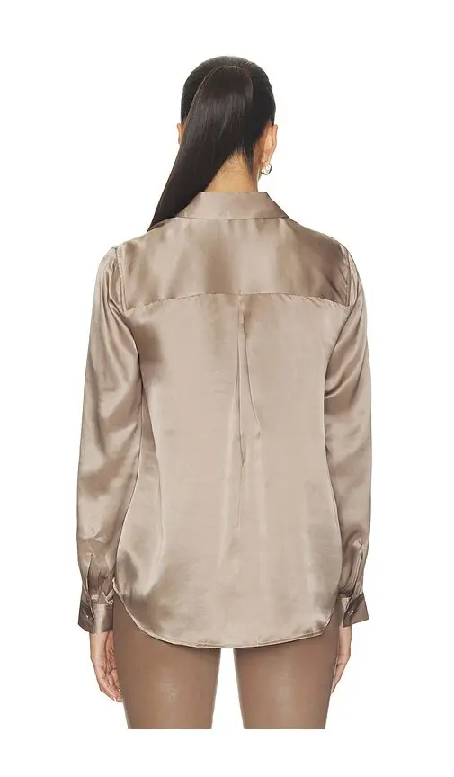 L'Agence Tyler Long Sleeve Blouse In . Also