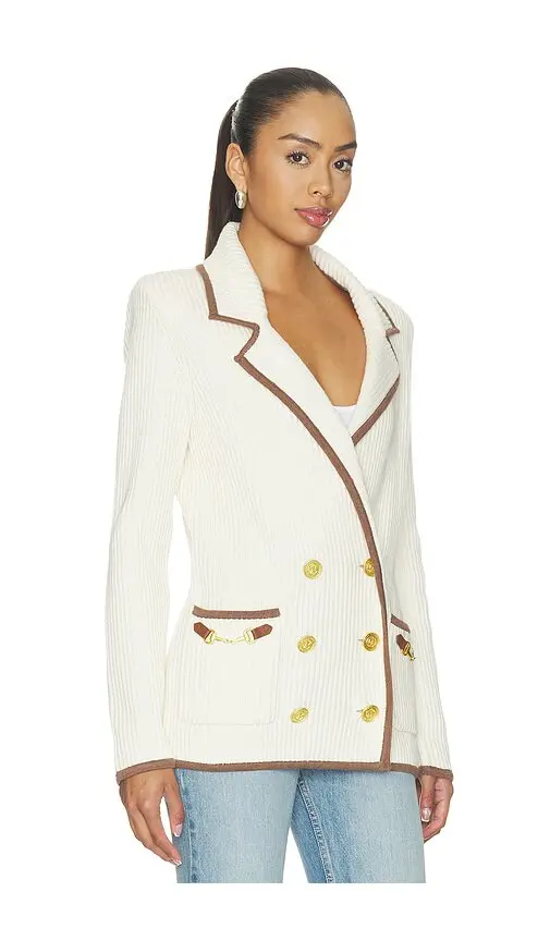 L'Agence Ranch Knit Blazer