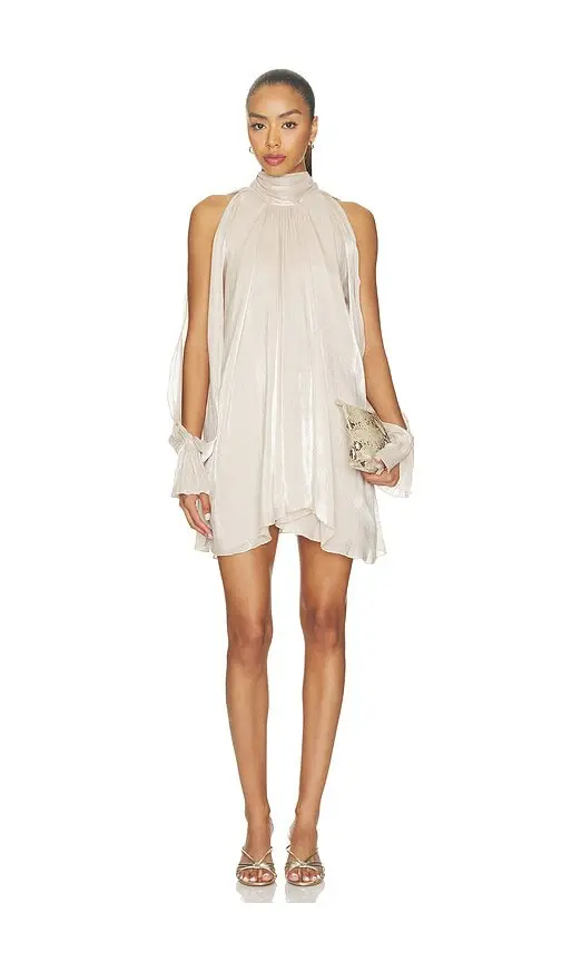 MORE TO COME Tilly Mini Dress With Shawl