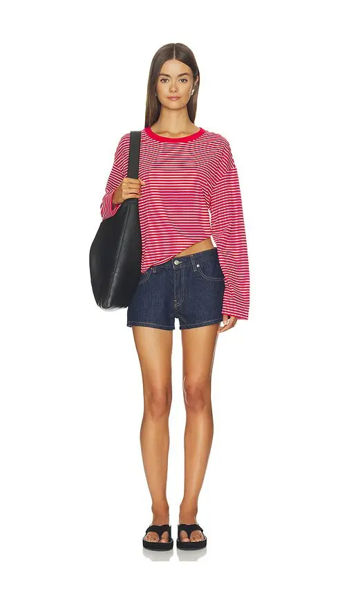 ALL THE WAYS Lily Long Sleeve Top In . Also