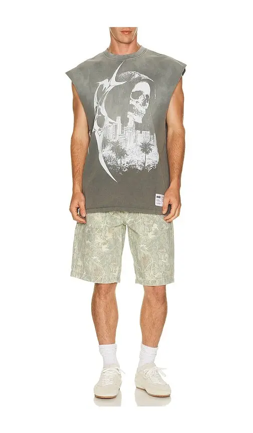 MEMORY LANE Night Watcher Sleeveless Tee In . Also