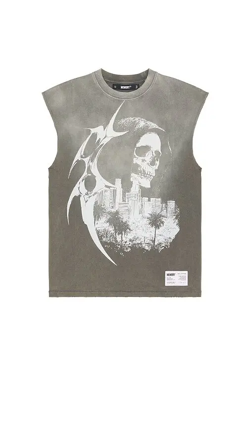 MEMORY LANE Night Watcher Sleeveless Tee In . Also