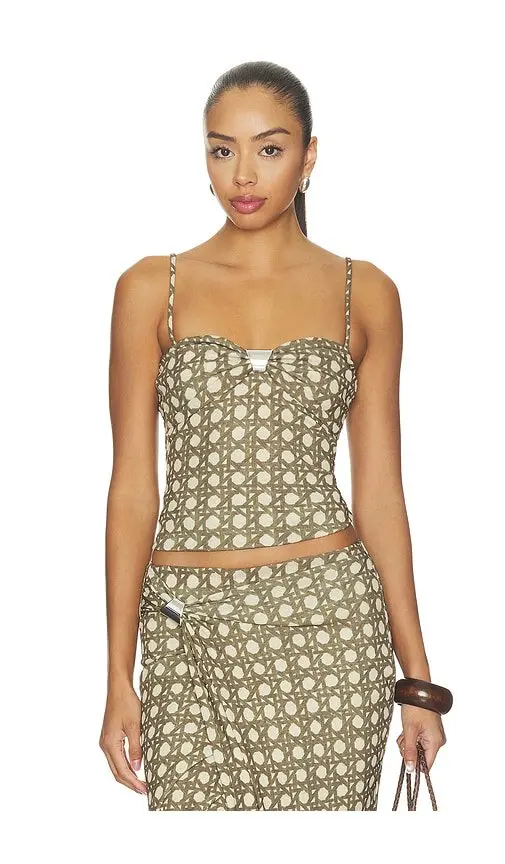 Nanushka Kauit Top In . Also