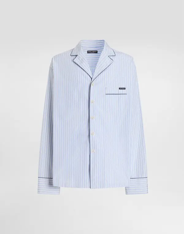 Dolce & Gabbana Striped Poplin Vanity Shirt Shirts