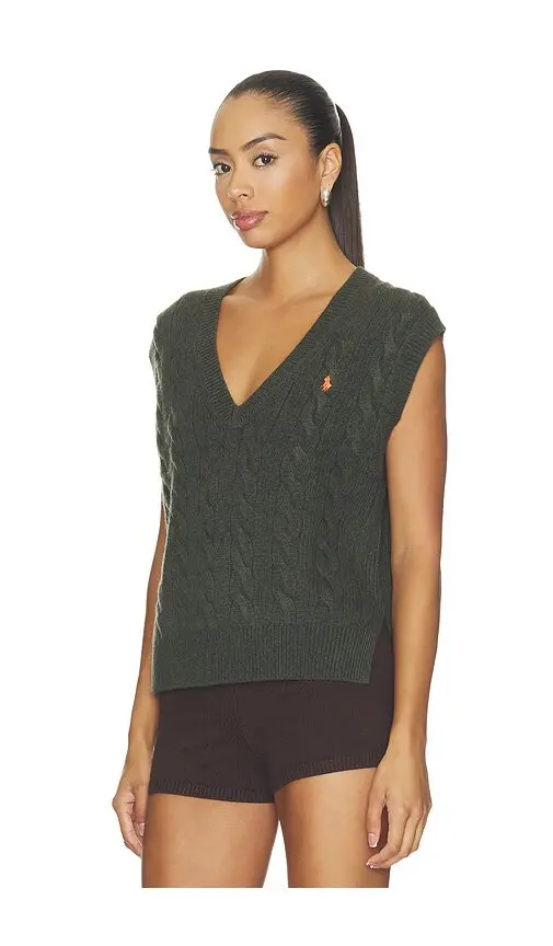 Polo Ralph Lauren Wool Cashmere Sleeveless Pullover