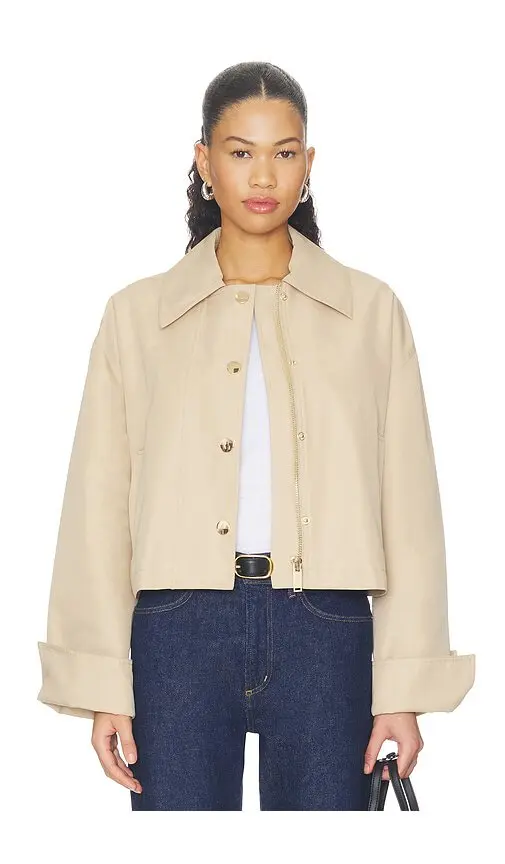 FAVORITE DAUGHTER The Rue Cropped Trench - Neutral