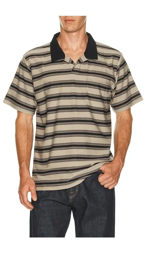 RHYTHM Vintage Stripe Havana Polo In . Also