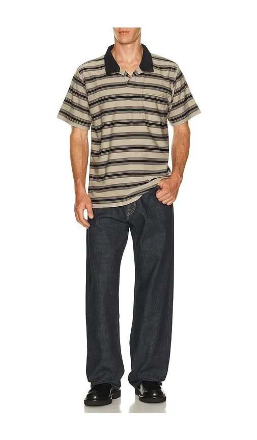 RHYTHM Vintage Stripe Havana Polo In . Also