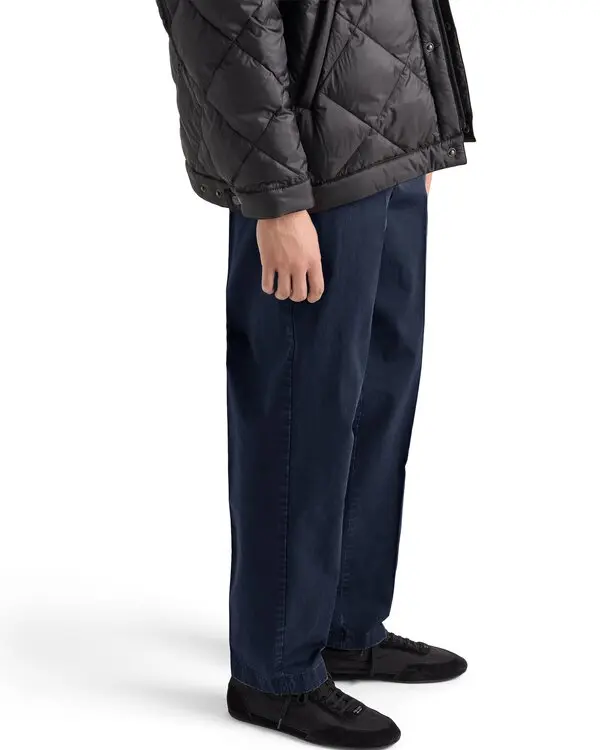 Prada Garment-dyed Cotton Pants