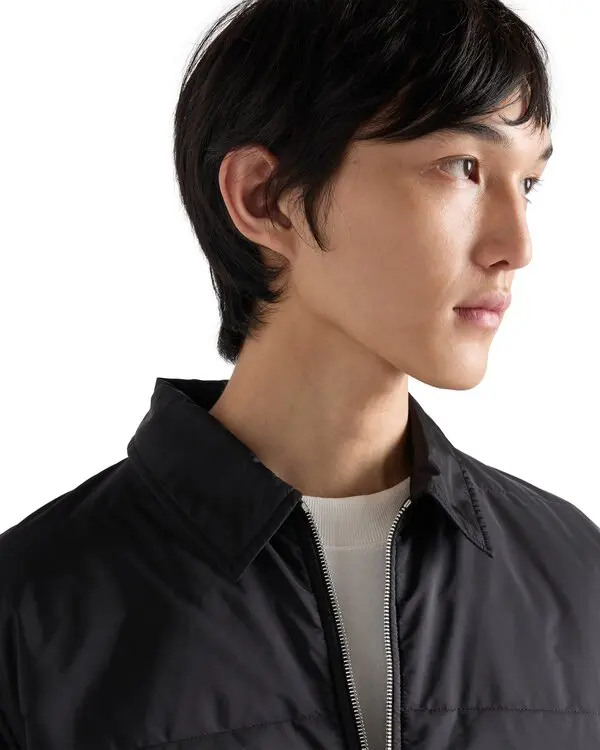 Prada Wool And Re-nylon Gabardine Cardigan