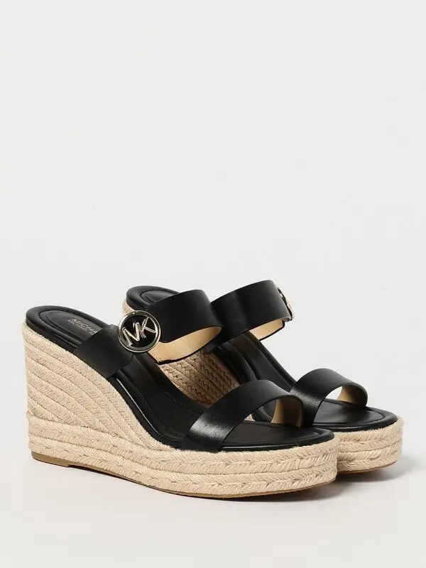 Michael Kors Heeled Wedge Espadrille Sandals