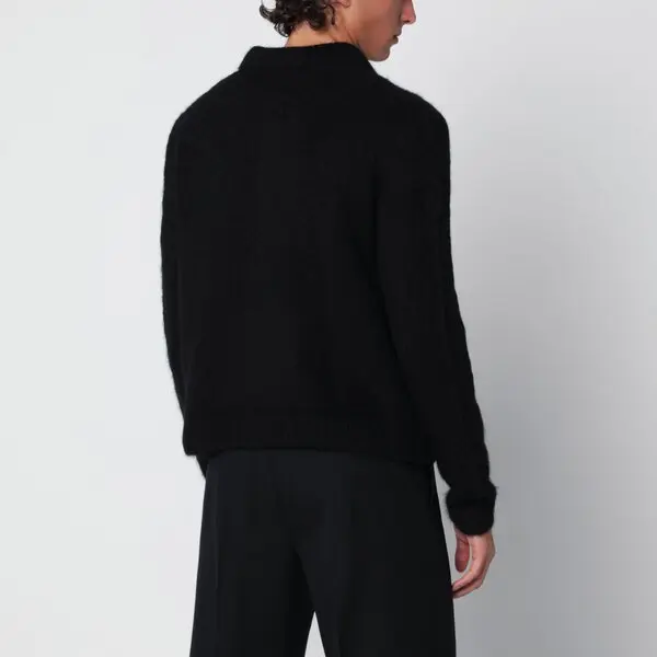 Dries Van Noten Long-sleeved Alpaca Blend Cardigan