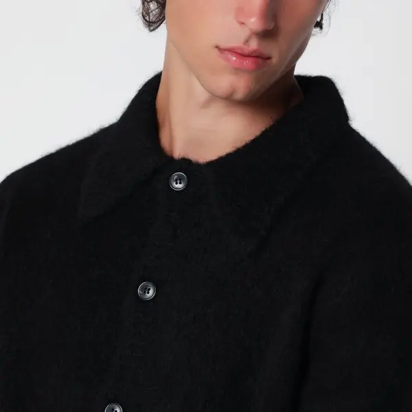 Dries Van Noten Long-sleeved Alpaca Blend Cardigan