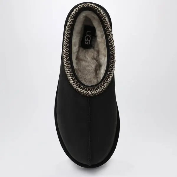 UGG Tasman Nubuck Slip-on Slippers - Black