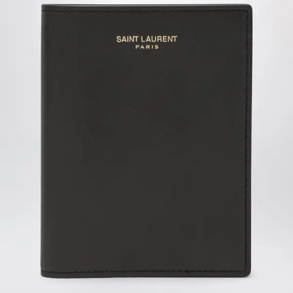 Saint Laurent Bicolor Smooth Calfskin Card Holder