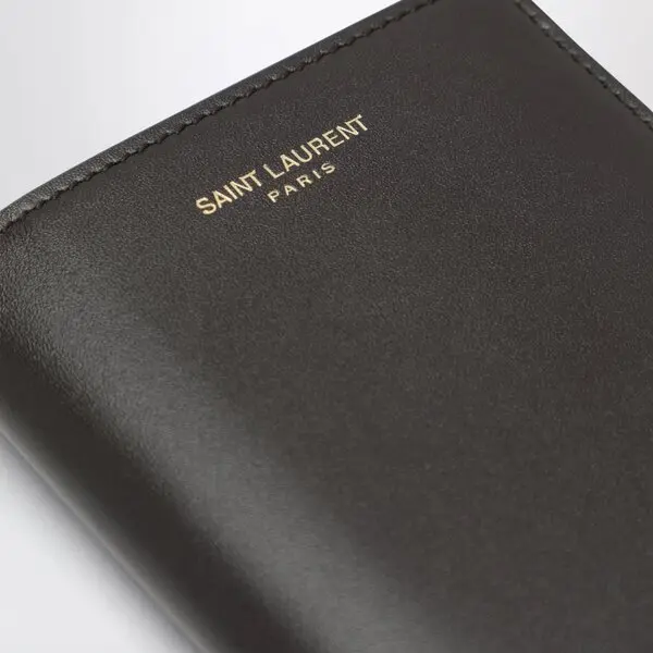 Saint Laurent Bicolor Smooth Calfskin Card Holder