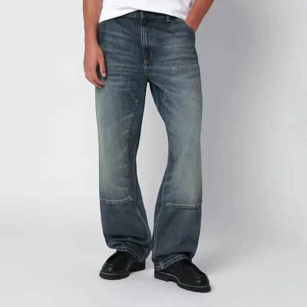 Carhartt Work In Progress Double Knee Cotton Denim Pants
