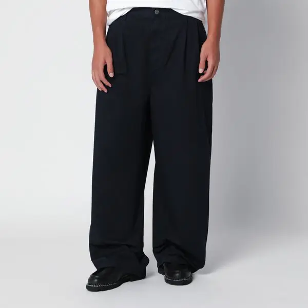 Carhartt Work In Progress Brockman Dark Navy Cotton Twill Pants