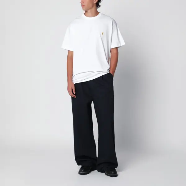 Carhartt Work In Progress Brockman Dark Navy Cotton Twill Pants