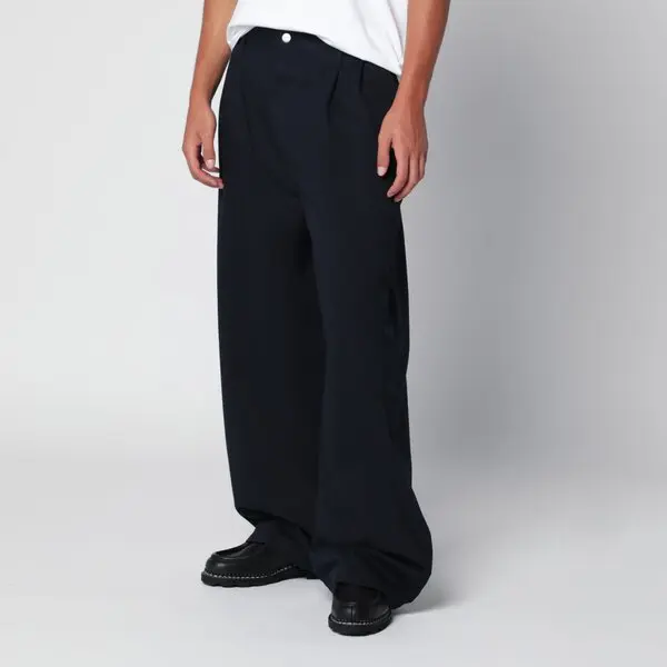 Carhartt Work In Progress Brockman Dark Navy Cotton Twill Pants