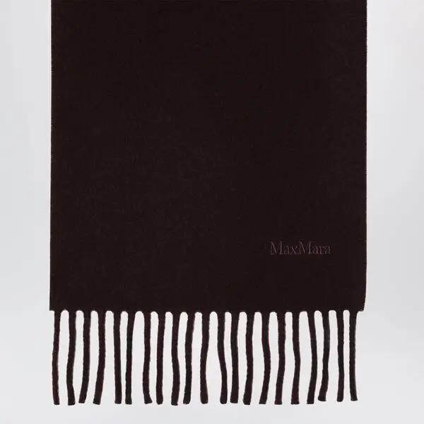 Max Mara Wool Scarf With Fringes